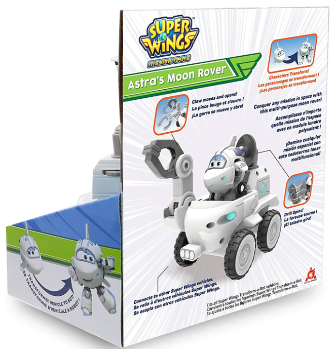 Super Wings Игровой набор Astra's Moon Rover, Лунный автомобиль Астры ...