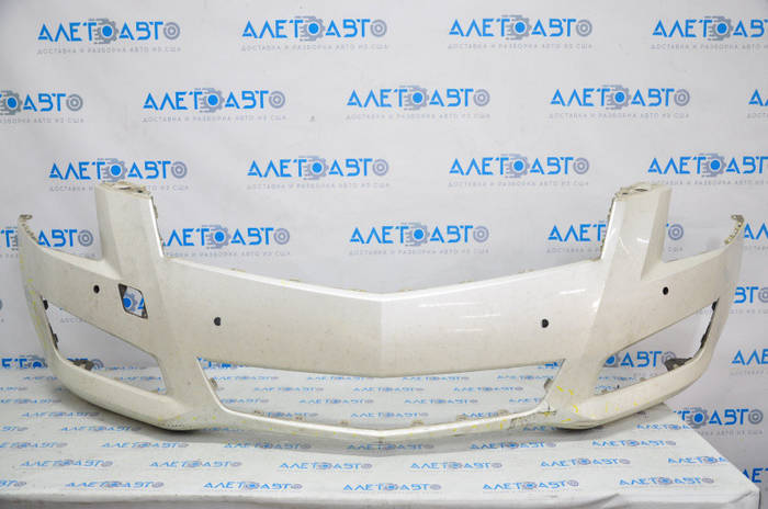 Бампер передній голий Cadillac ATS 13-14 дорест під парктр білий GBN ...