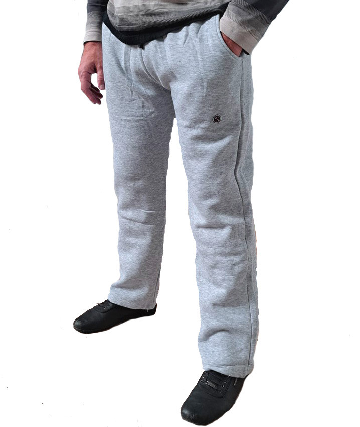 Зимние мужские штаны с карманами, теплые спортивные мужские штаны ...