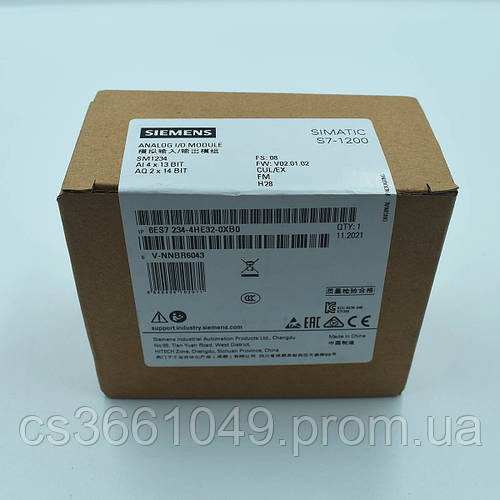 Analog input/output SM 1234 SIMATIC S7-1200 Siemens, 6ES7 234-4HE32 ...