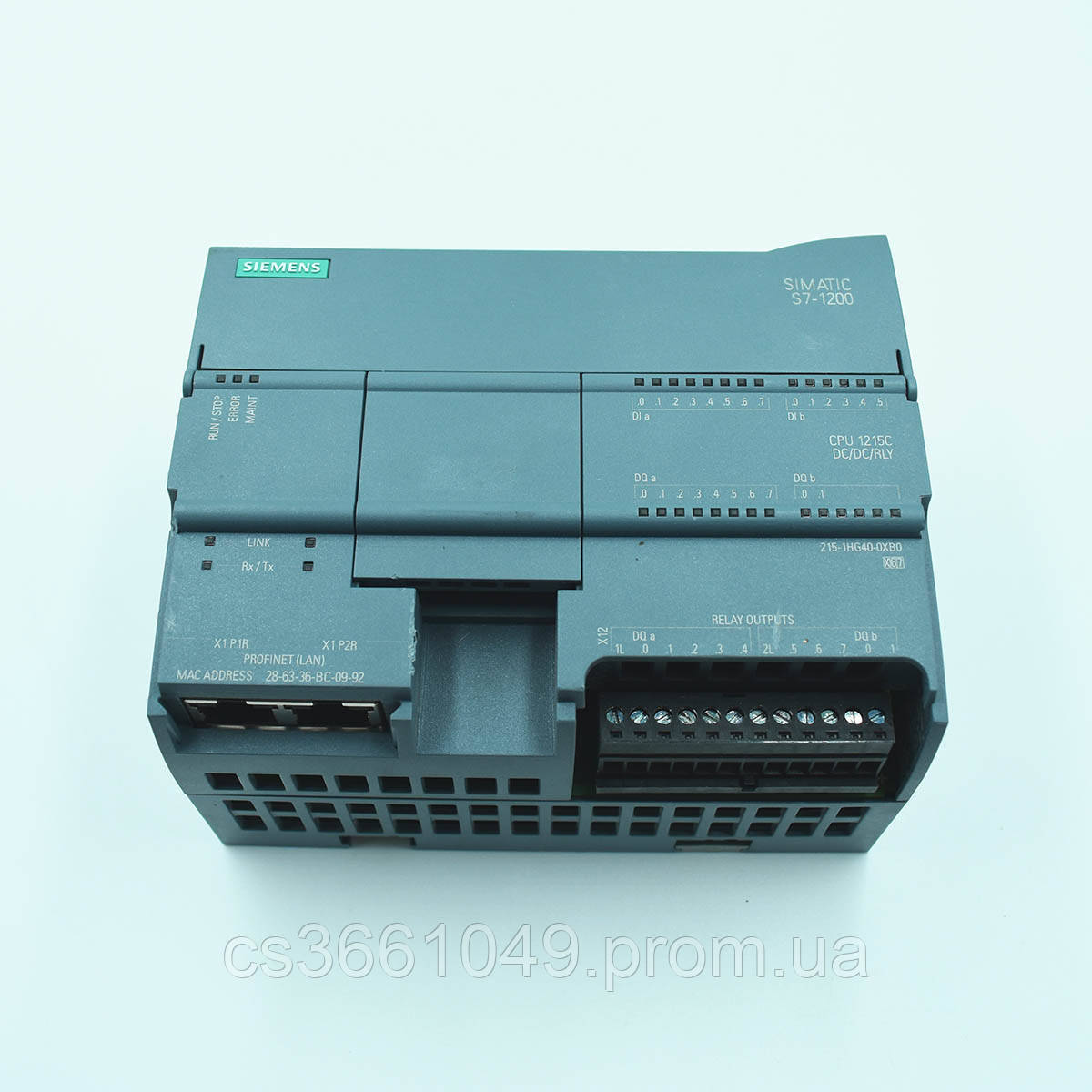 Central processing unit CPU 1215C SIMATIC S7-1200 Siemens, 6ES7 215 ...