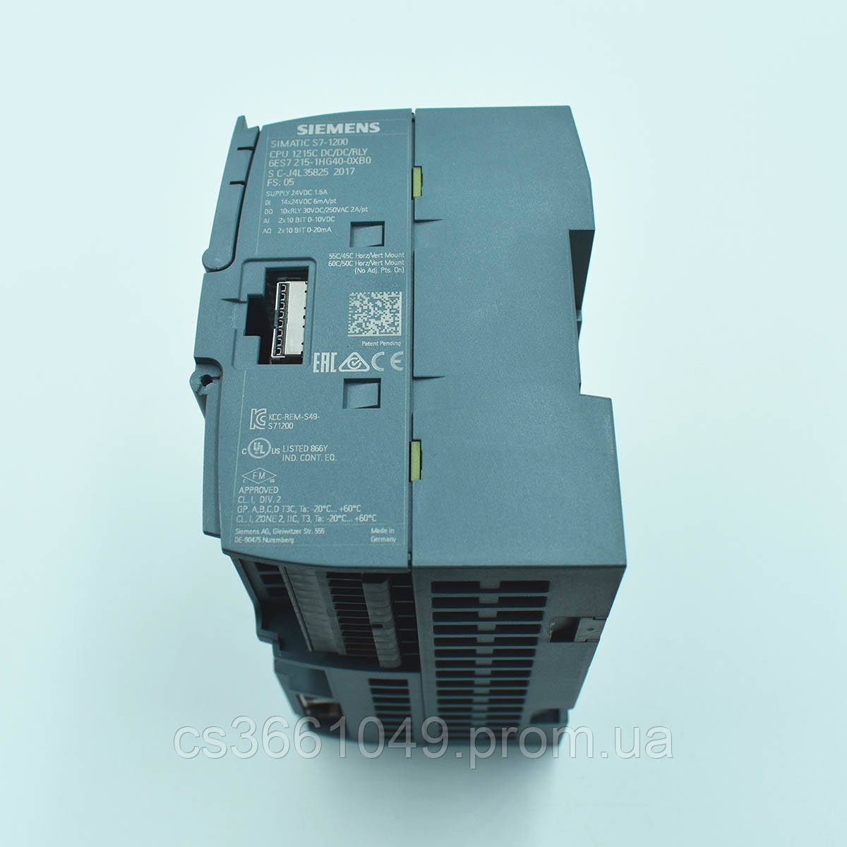 Central processing unit CPU 1215C SIMATIC S7-1200 Siemens, 6ES7 215 ...