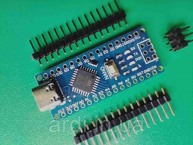 Купить Arduino Nano Type C V3 Ch340 Atmega328p Arduino цена 170 28