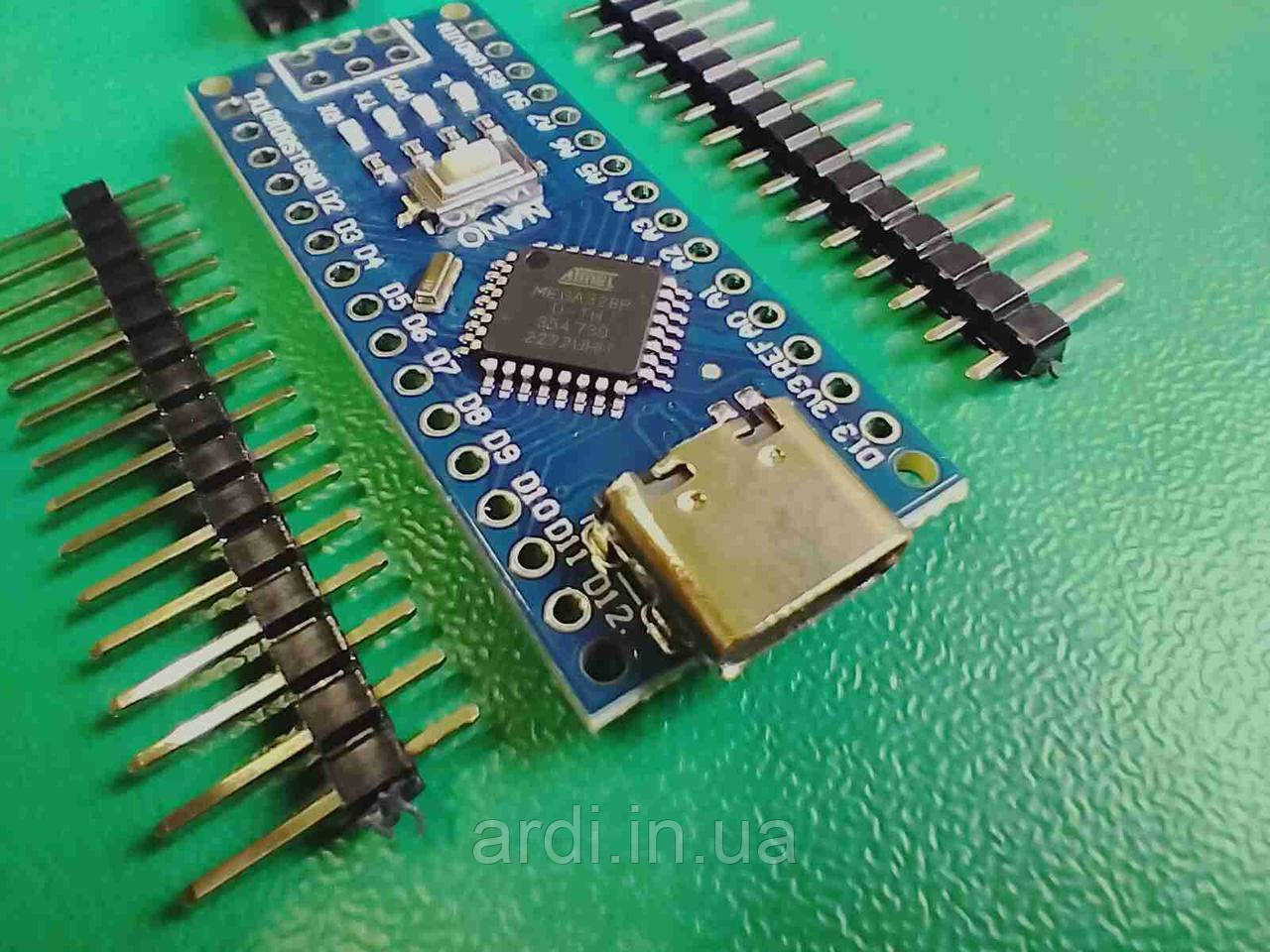 Arduino Nano Type C V3 Ch340 Atmega328p Arduino продаж ціна у