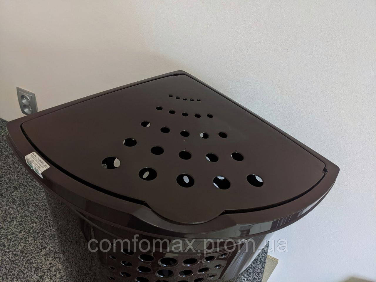 Корзина для білизни кутова 45л АЛЕАНА Коричневий Id 1688473175 цена 385 ₴ купить на Prom Ua