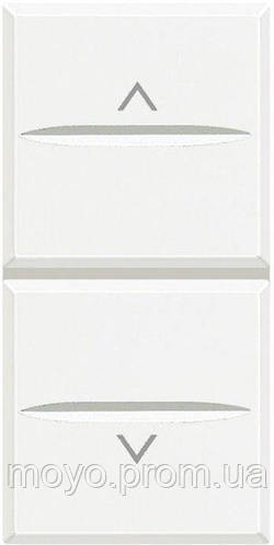 Кнопка вимикача Legrand Bticino Axolute подвійна з блокуванням 1Р (NO ...