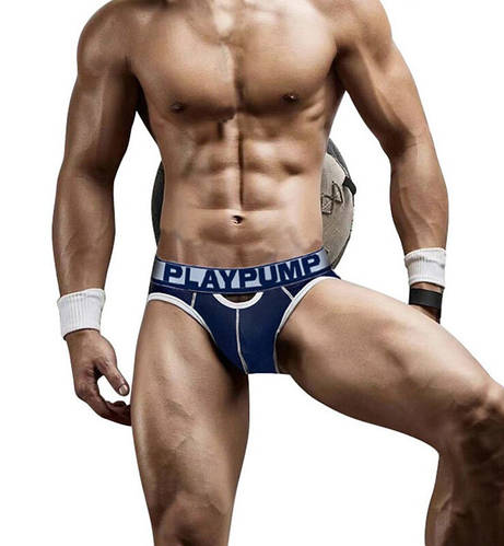 Мужские трусы Pump темно-синего цвета с сеткой (ID#1688765314), цена ...