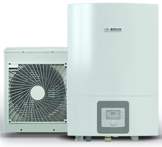 Bosch Heat pump air/water Compress 3000 AWBS 6, 6 kW at A2W35, three ...