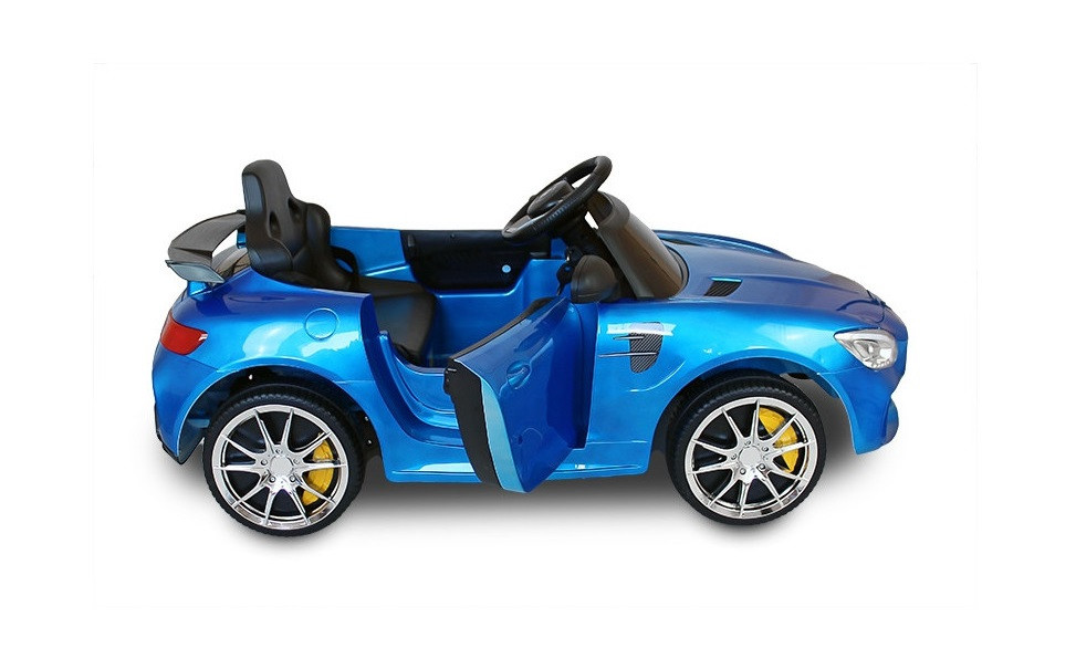 Детская машина на аккумуляторе Just Drive GTS-1. Синий электромобиль ...