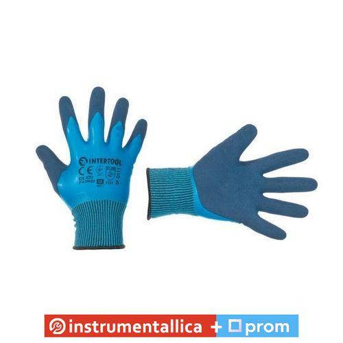 Рукавичка трикотажна синтетична з повним нітриловим покриттям 10 SP-0111 Intertool (ID ...