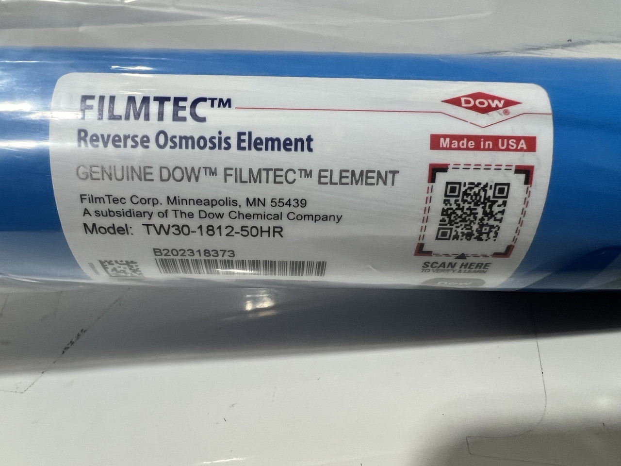 Купити Мембрана DOW Filmtec TW30-1812-50, ціна 600 ₴ - Prom.ua (ID ...