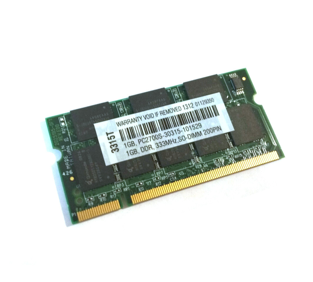 Купить Память 1 ГБ SODIMM DDR PC2700 333 DDR1 новая, цена 222 грн ...