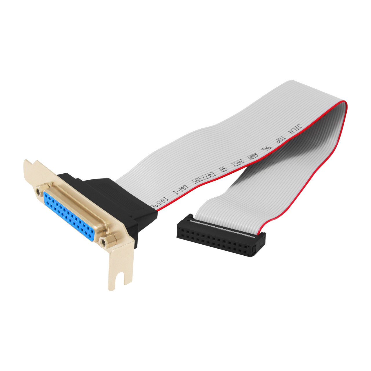 Шлейф із низькопрофільною планкою для виведення паралельного порту (LPT) на корпус IDC-26F-DB25F ...