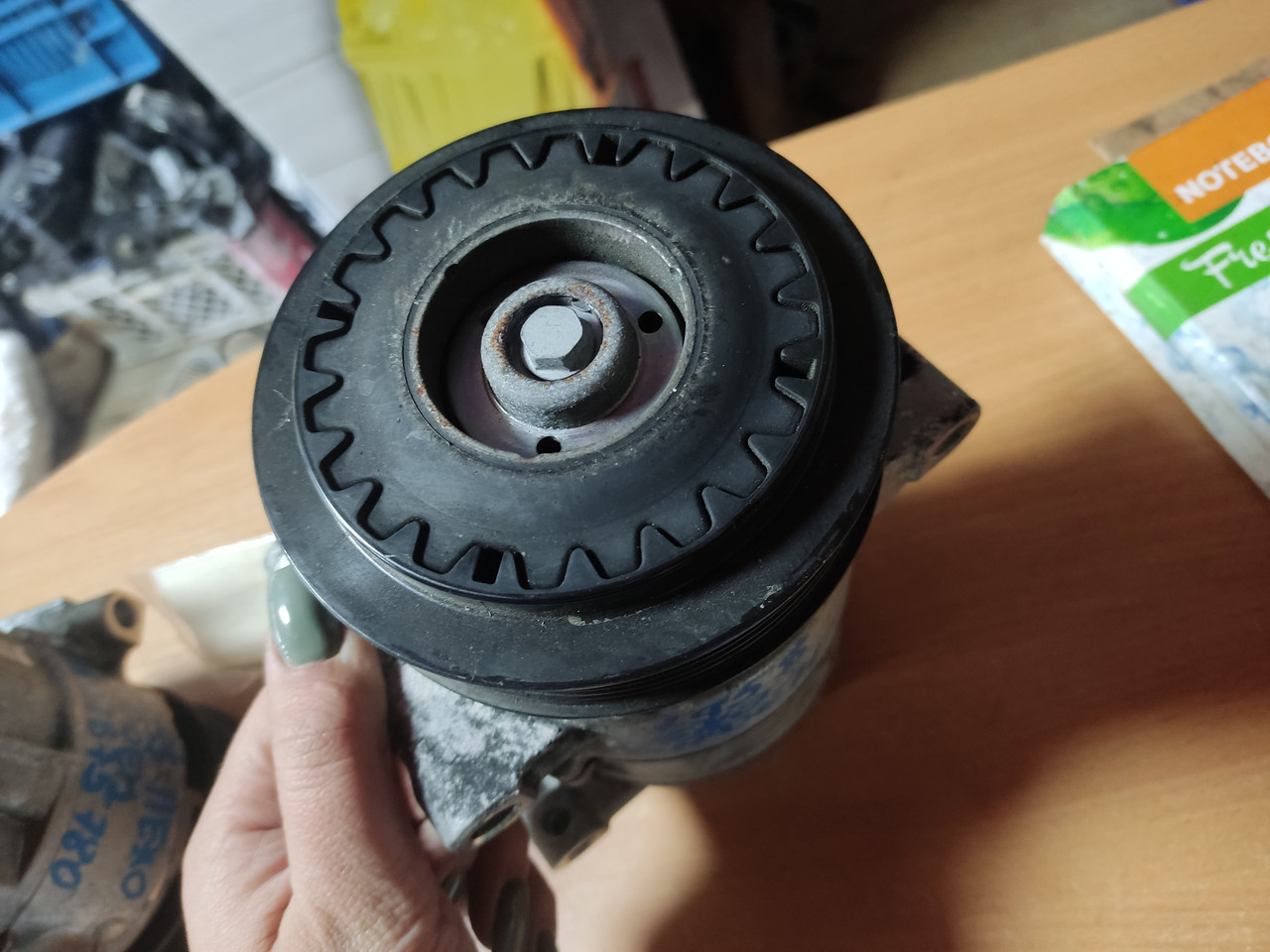 Компресор кондиціонера Peugeot Citroen 96756558080 07537, цена 7107.75 ...