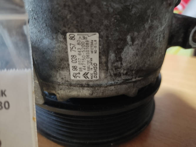 Компресор кондиціонера Peugeot Citroen 9802875780 9801764380 07538 (ID ...