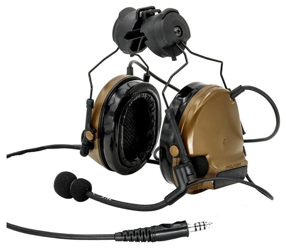 Навушники активні 3M PELTOR COMTAC III SINGLE 88079-ARC, Колір: Coyote ...