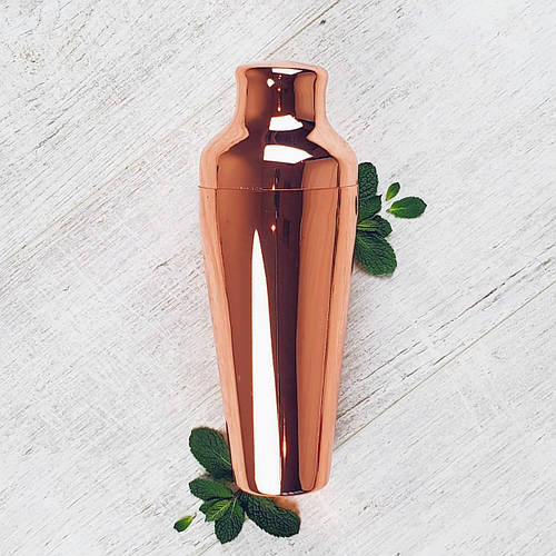 Французский Шейкер для коктейлей Calabrese Olin & Olin 500 мл Медный ...