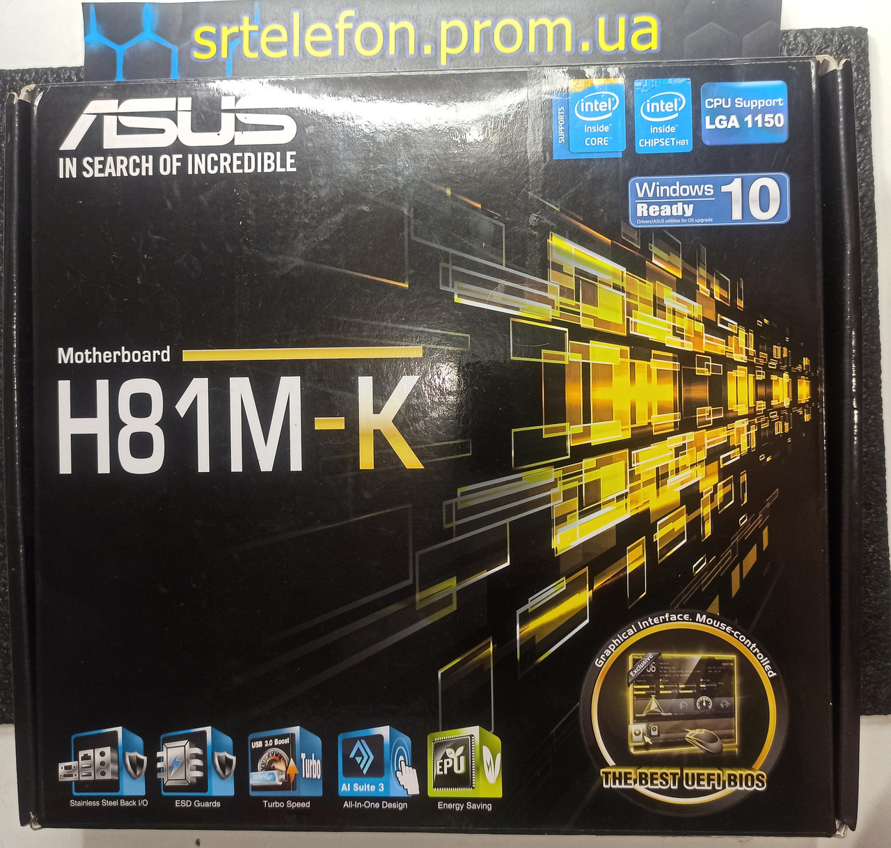 Купить ASUS H81M-K Материнская плата рабочая, цена 1300 грн — Prom.ua ...