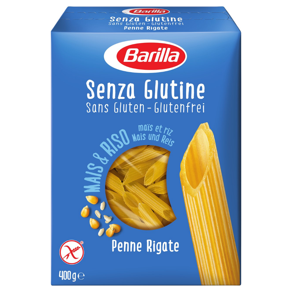 Макароны Без Глютена BARILLA Penne Rigate, 400г, 14 Шт/ящ — Купить ...