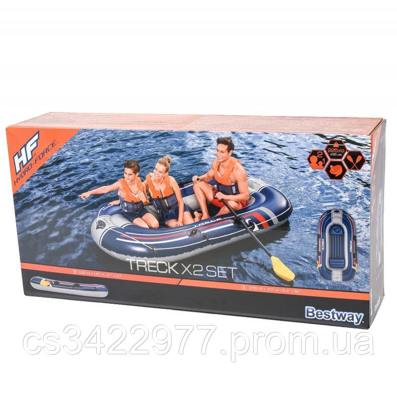 Лодка Bestway, Hydro-Force Raft, 255х127х41 См — Купить Недорого на ...