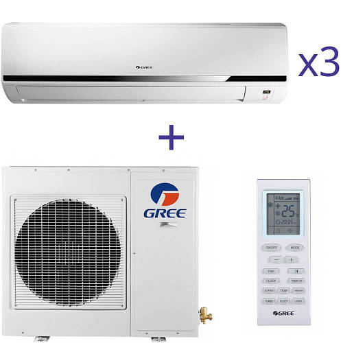 Комплект мультиспліт системи Gree GWHD(21)NK3KO+GWH(12)KF-K3DNA5G/I+GWH(07)KF-K3DNA5G/I*2шт ...