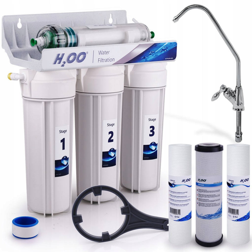 Купити Фільтр для питної води 4 ступені з капілярною мембраною WFP3UF ...