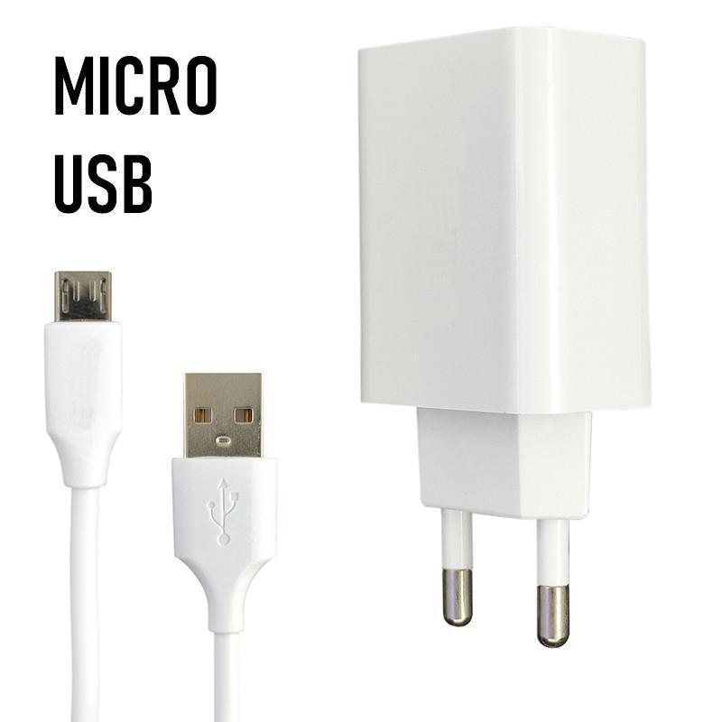 Зарядка для Телефона Micro USB, Зарядка Микро Юсб с Проводом, 2.4А, 12 ...