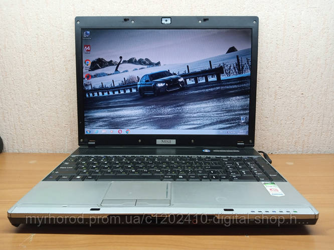 Ноутбук MSi/CPU 2 ядра/RAM 2.5Gb/ Video ATI Radeon X1200 - 1GB/ WiFi ...