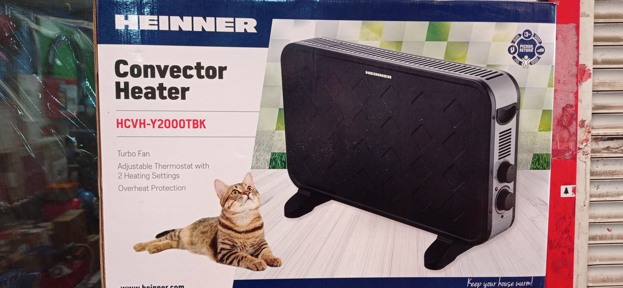 Нагрівач конвекторний HEINNER HCVH-Y2000TBK з тепловентилятором, ціна ...