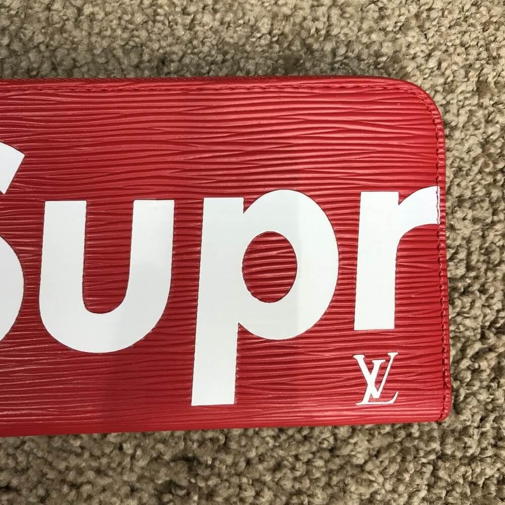 Портмоне Louis Vuitton x Supreme Wallet Zip Around Epi Red, ціна 800 ...