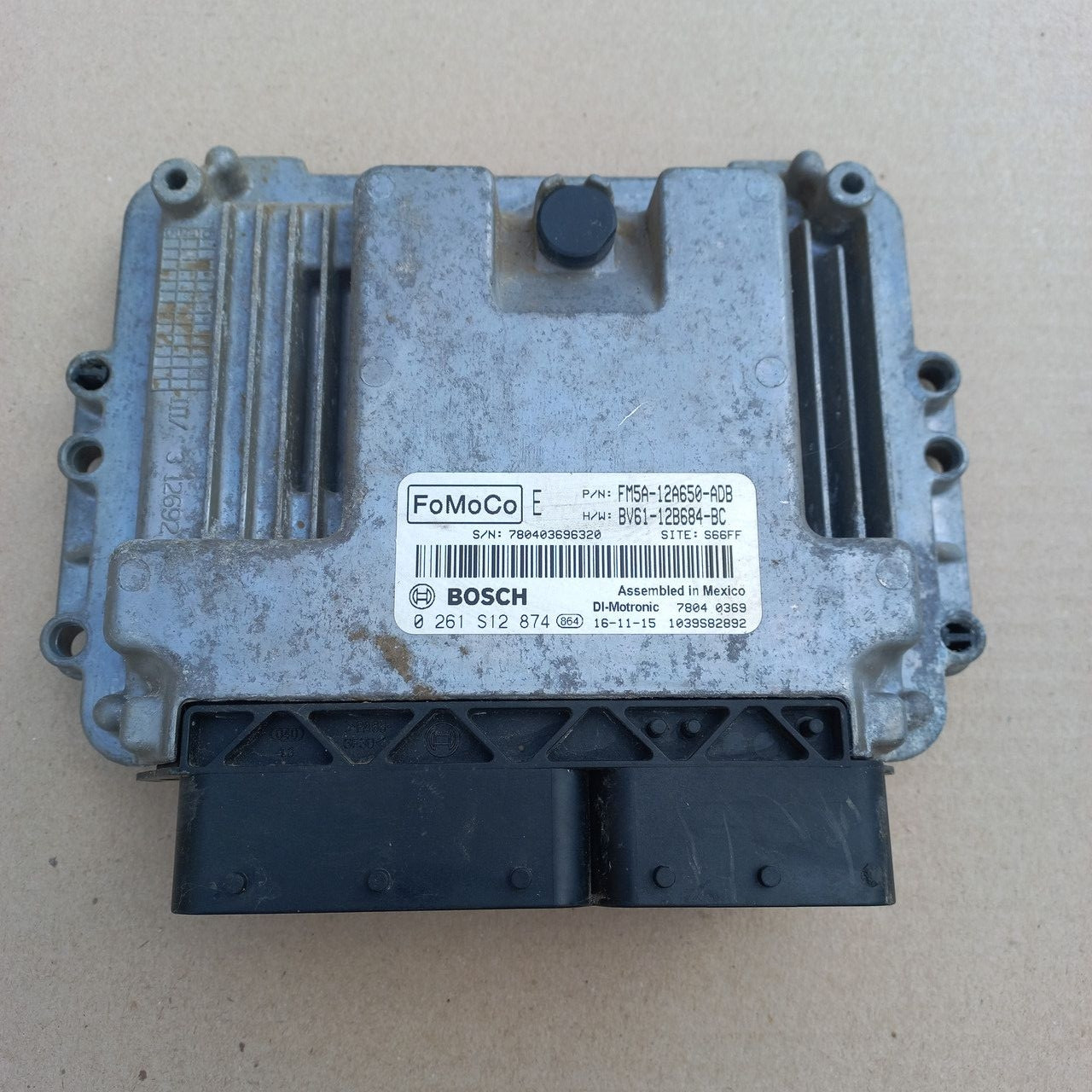 Блок ECU комп'ютер двигуна Ford Focus mk3 11-18 2.0 FM5A-12A650-ADB (ID ...