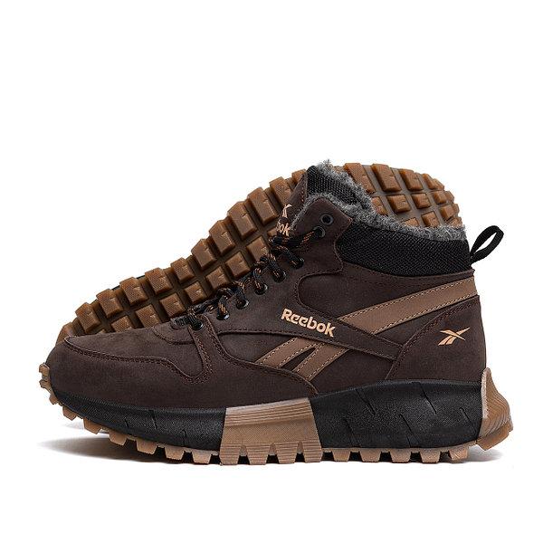 Мужские зимние высокие кроссовки Reebok, мужские зимние коричневые ...