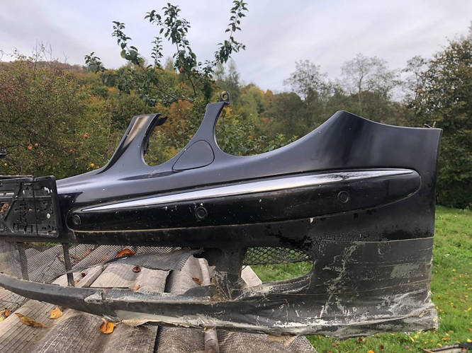 Купить Бампер передний MERCEDES E-KLASSE W211 A 2118800240 чорний ...