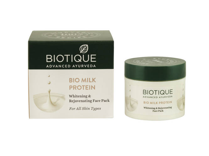 BIO MILK PROTEIN FACE MASK (50GM) BIOTIQUE, БІО МАСКА ДЛЯ ОБЛИЧЧЯ ...