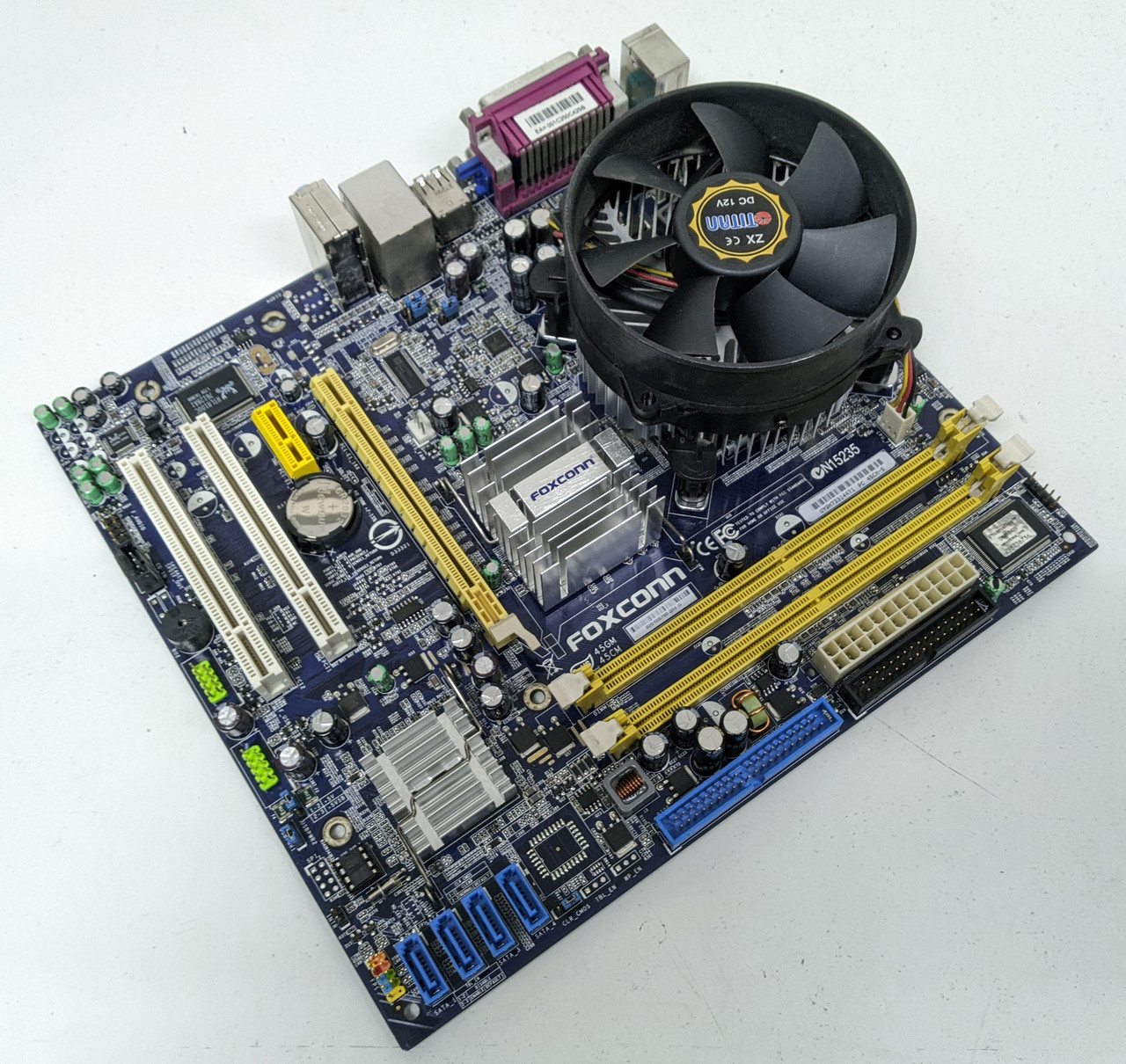 Материнська плата сокет LGA775 Foxconn 45GM/DDR2 з процесором Celeron ...