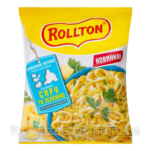 Вермишель от ТМ Роллтон со -вкусом сыра 85 г, цена 27.01 грн — Prom.ua ...