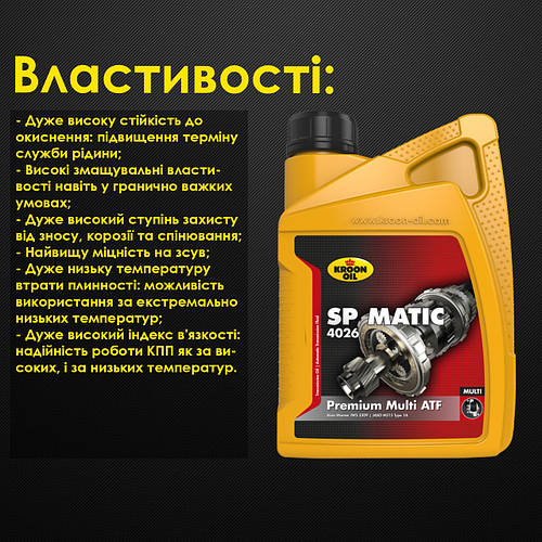 Купить Синтетическая универсальная жидкость для автоматических коробок ...