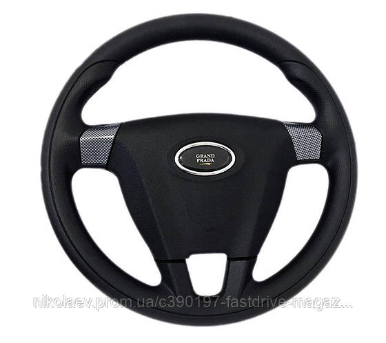 Руль ВАЗ 2101-2107, 2121 Grand Prada (вставка карбон) (Techno), цена ...