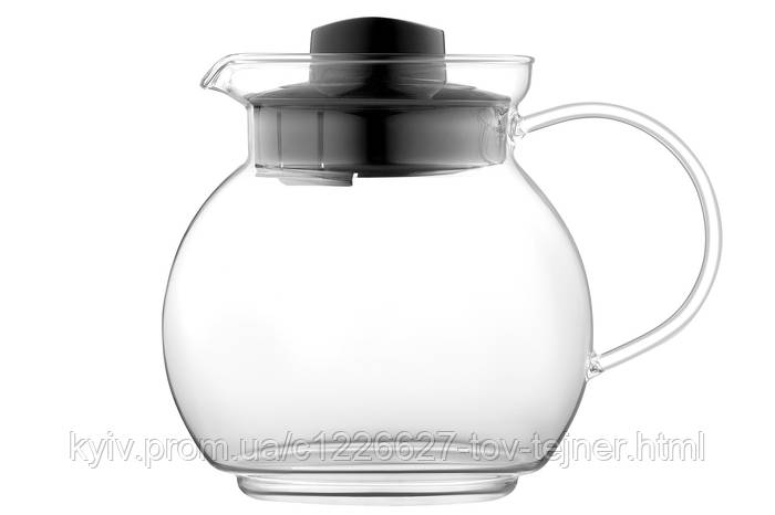 Купить Termisil Teapot Maja (Ball), 1500 ml, black, borosilicate glass ...