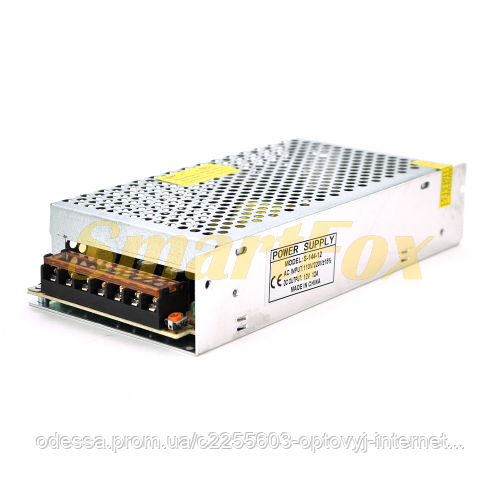 Купить Импульсный блок питания YOSO 12В 12А (144W) S-180-12 перфорированный Q50 (208*102*46) 0 ...