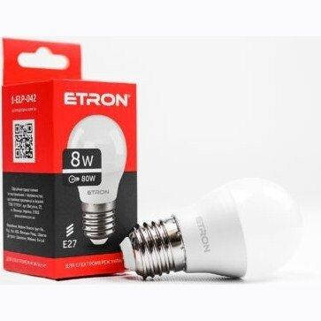 Лампа Etron Light Power LED 1-ELP-042 G45 8Вт 4200K E27 (10), цена 87 ...