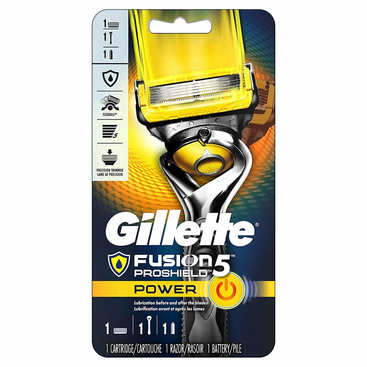 Бритва Мужская Gillette Fusion 5 Proshield Power Men's Razor 1 Станок 1 ...