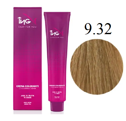 Крем-краска для волос ING Professional Colouring Cream 9.32 Экстра ...