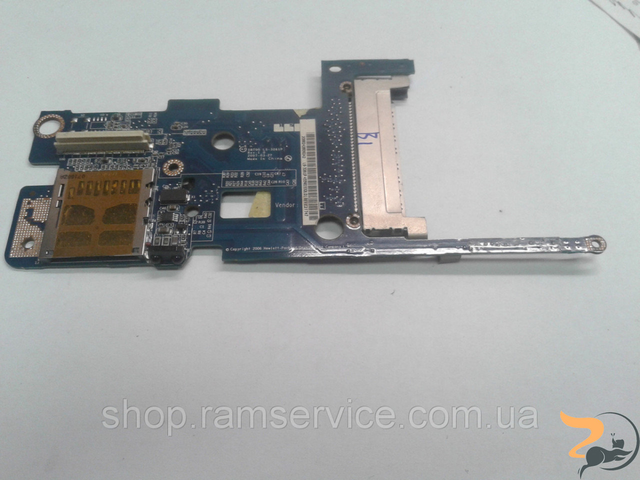 PCMCIA Card Reader HP Compaq 6910p, *LS-3261P, Б/в — Купить Недорого на ...