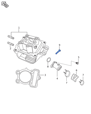 Головка цилиндра bajaj boxer | Сравнить цены и купить на Prom.ua