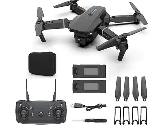 Квадрокоптер Drone E88 PRO Коптер дрон с HD камерой, FPV до 40 минут ...