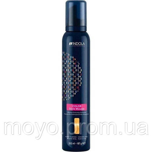 Медовый блонд Мусс для окрашивания волос Indola Color Style, цена 408 ...