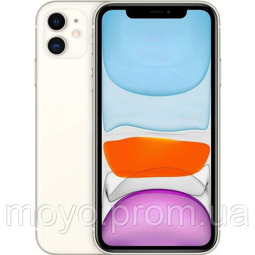 Купить Смартфон Apple iPhone 11 64GB White (slim box) (MHDC3), цена ...