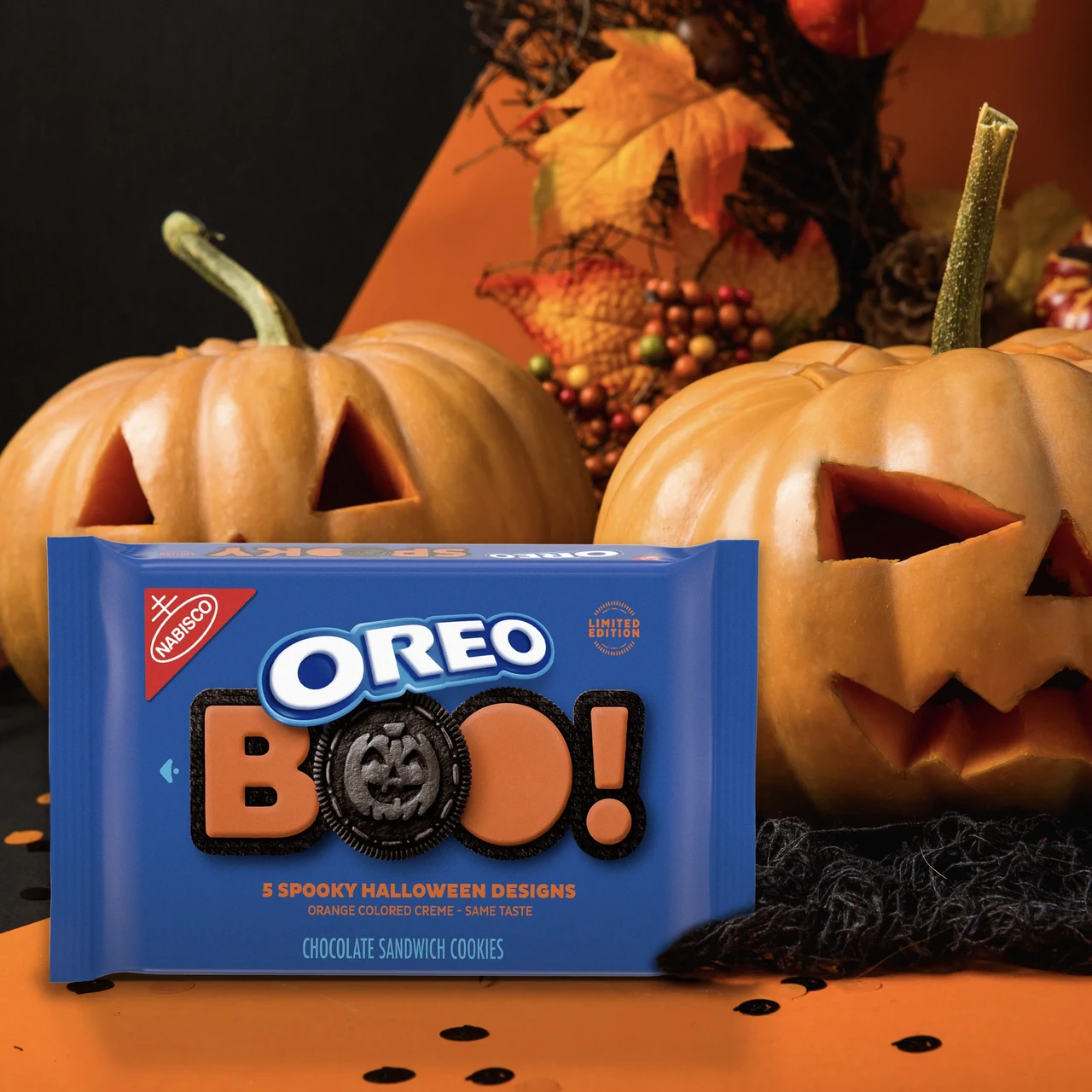 Печиво Oreo Boo Halloween Orange Creme 566g (ID#1268024038), ціна: 599 ...