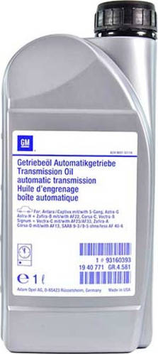 Купить General Motors ATF 3309, 1 л (1940771) трансмиссионное масло ...